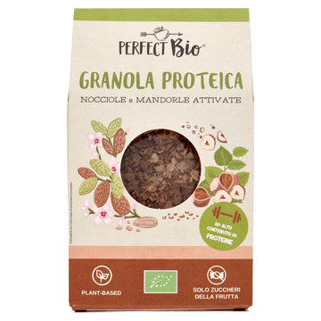 Perfect Bio Granola Proteica nocciole - mandorle attivate 250 g